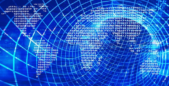 Horizontal Futuristic Background with Mesh Tunnel, Map of the World ...