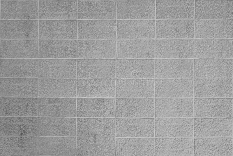 The Horizontal Gray Cement Block Wall Texture and Background are Very ...