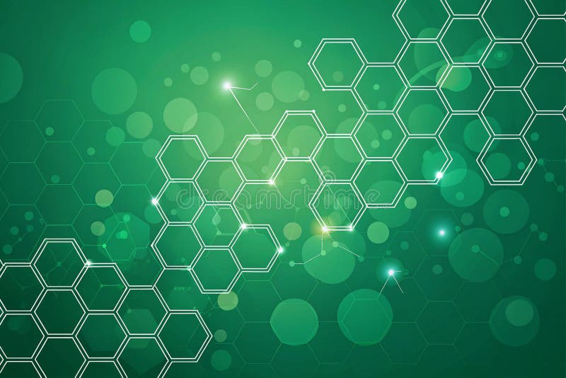 Horizontal Green Abstract Trellised or Cellular Background for Modern ...