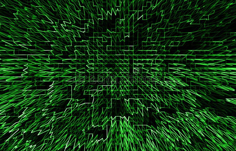 Horizontal Green Communication Business Abstraction Stock Illustration ...