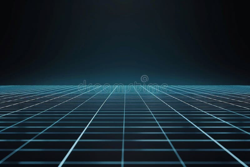 Horizontal Gridlines Light Blue on Black Background for Web Design ...