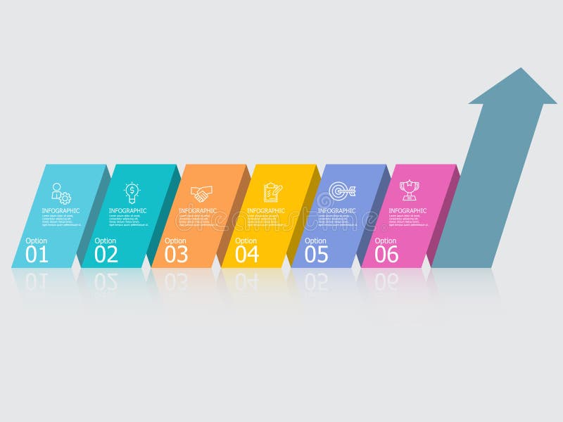 Horizontal Bar Graph. Dark Neumorphic Infographic Design Template for ...