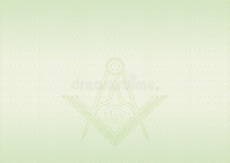 A4 Horizontal Guilloche Grid with Masonic Symbol. To Create Securities ... A4 Horizontal Guilloche Grid with Masonic Symbol. To Create Securities ...
