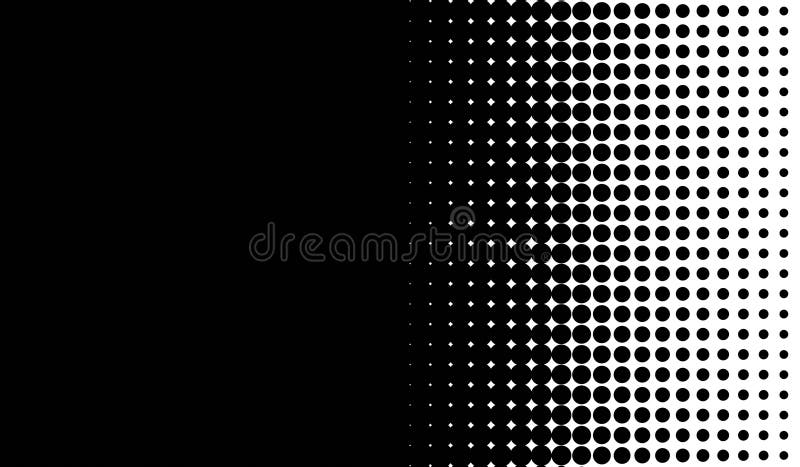 Horizontal Haftone Gradient with Many Tiny Dots Stock Illustration ...