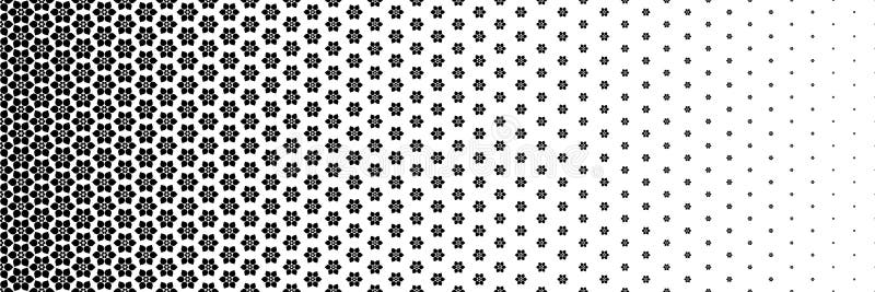 Horizontal Halftone of Trendy Modern Black Symbol for Pattern and ...