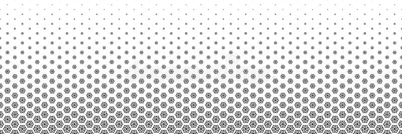 Horizontal Halftone of Trendy Black Six Squares Design for Pattern and ...