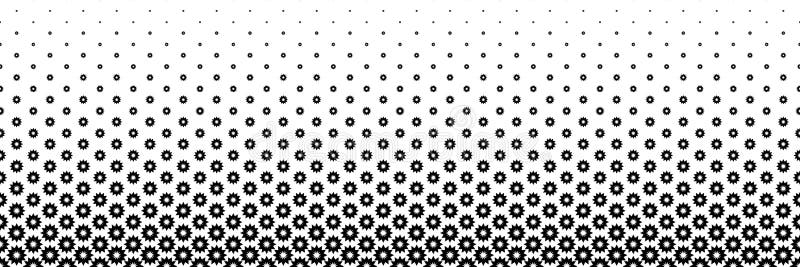 Horizontal Halftone of Trendy Black Symbol for Pattern and Background ...