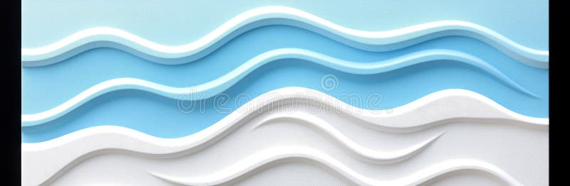 A Horizontal Header with an Abstract Design Using Silver, Pastel Gray ...