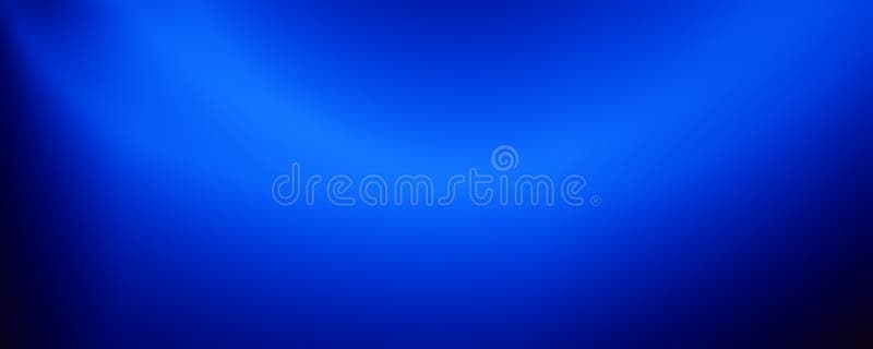 Horizontal Illustration of Blue Color Wave Banner Stock Illustration ...