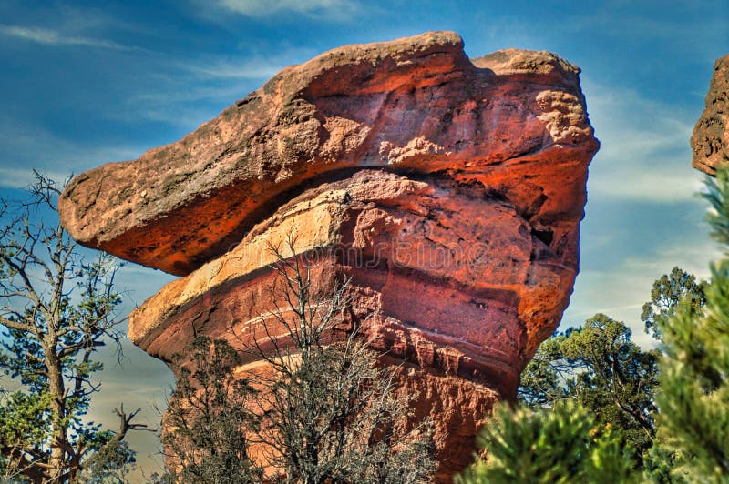 Natural Erosion Exposing the Strata Layers of Geologic Sedimentary Rock ...
