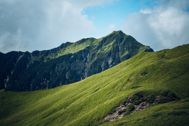 Horizontal Image of a Sea at Sunset with Dark Clouds Stock Photo ...