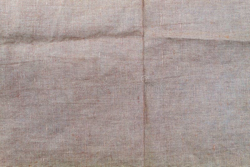 View from Above at a Brown Linen Rag with Irregularities Stock Photo ...