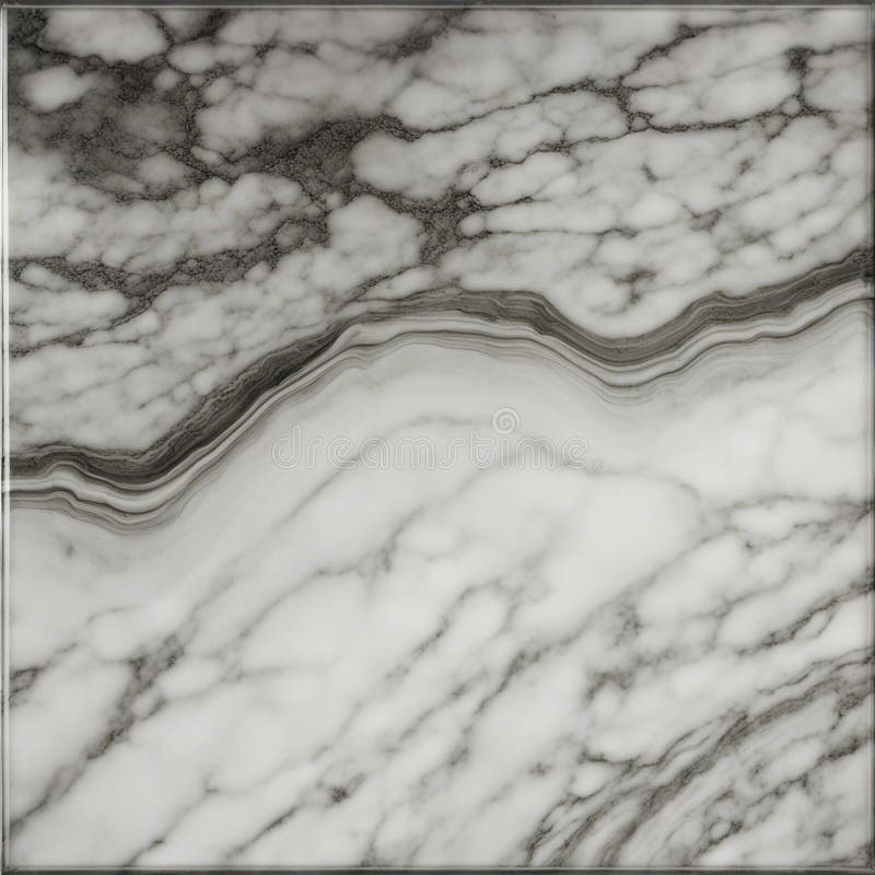 _A Horizontal Image of a White Marble Surface with a Glossy and ...