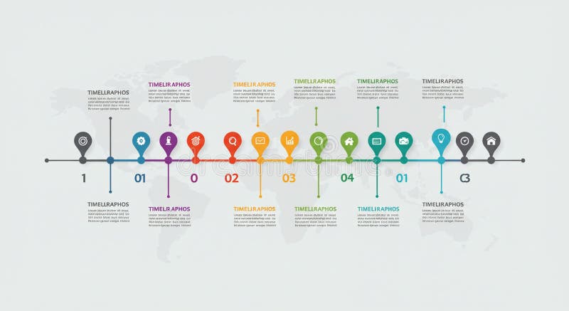 Red Numbered Map Markers Stock Illustrations – 15 Red Numbered Map ...