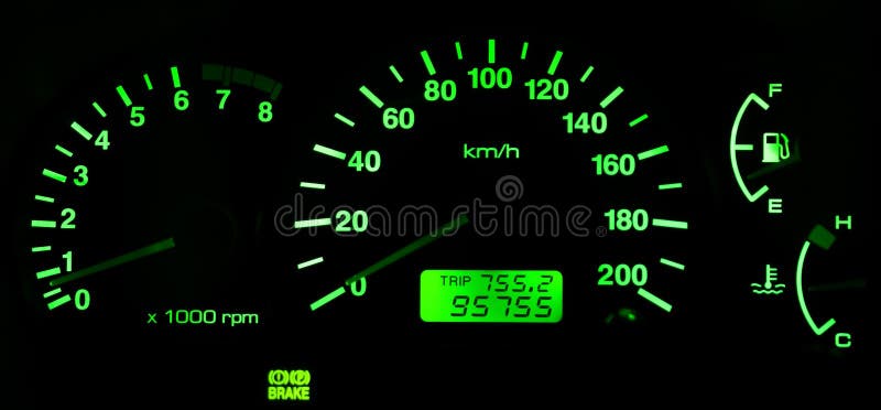 Speedometer Green Color Background Stock Photos - Free & Royalty-Free ...