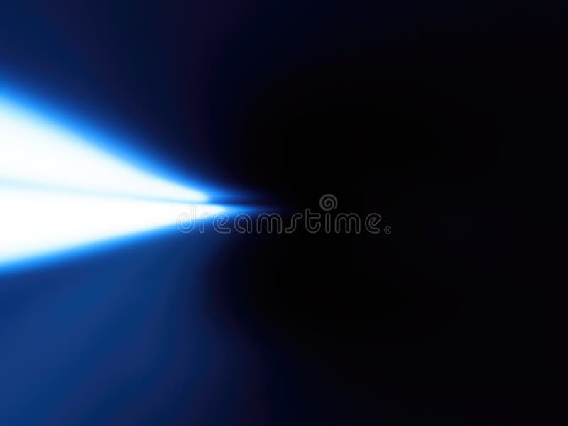 Horizontal Left Aligned Blue Light Leak Background Stock Illustration ...
