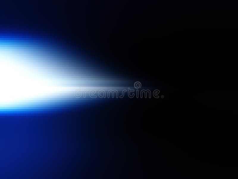 Horizontal Left Aligned Blue Light Leak Background Stock Illustration ...