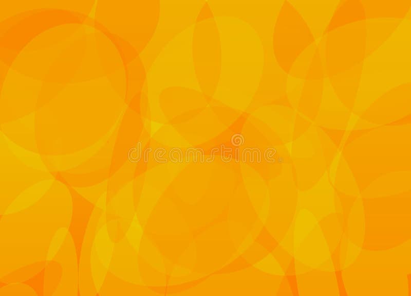 Abstract Background with Light Orange Yellow Translucent Circles Stock ...