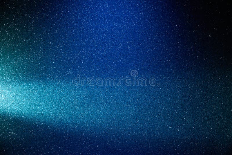 Horizontal Light Blue Beam of Light on a Blue Grainy Background Stock ...