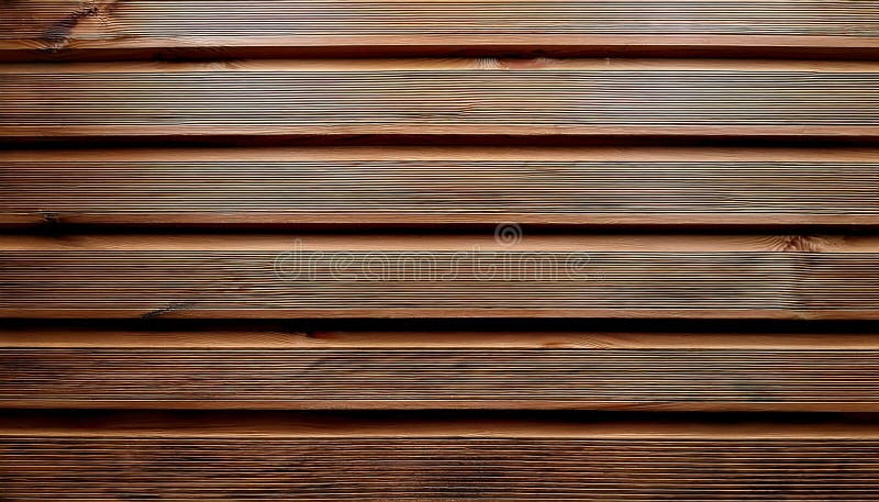 Horizontal Light Brown Wood Slats on a Black Background, Creating a ...