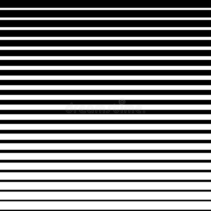 Horizontal Line Half Tone Pattern. from Thick Line To Thin. Parallel ...