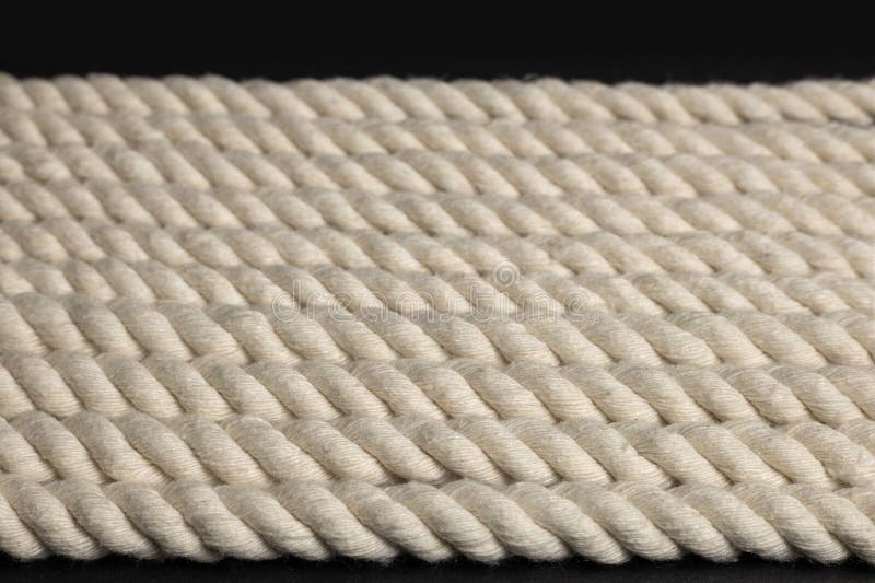 Horizontal Linen Rope Yarn Stripe Texture. Long String Strap Pattern ...