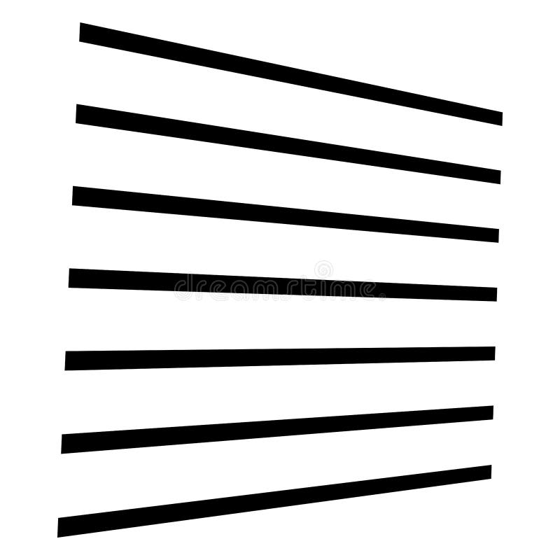 Horizontal Lines Geometric Element. Straight Parallel Lines, Stripes ...