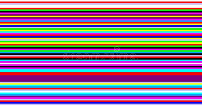 Many Horizontal Lines of Colors Like when You Loaded Programs and Video ...