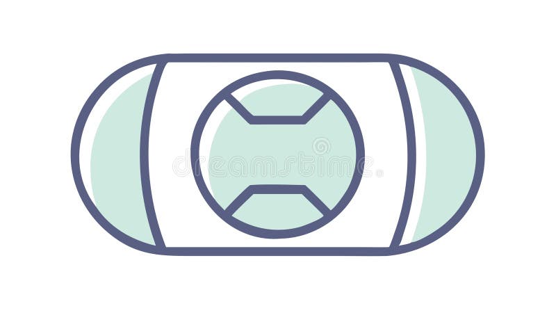 Horizontal Link or Connector Vector Icon Illustration, Vector Design ...