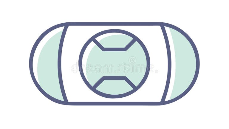 Horizontal Link or Connector Vector Icon Illustration, Vector Design ...