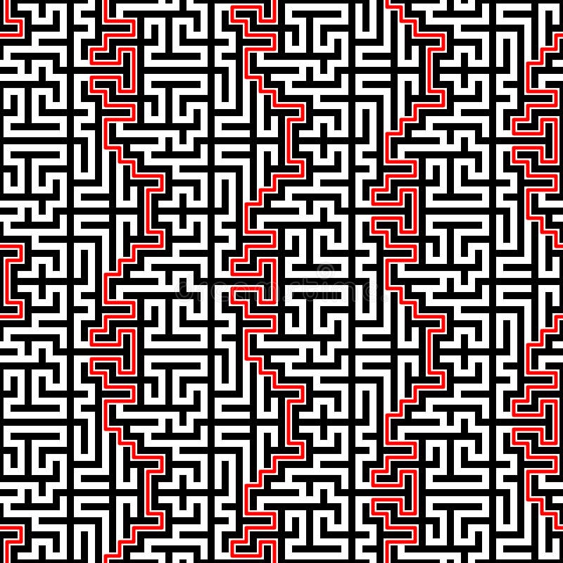 Tile Maze Pattern Stock Illustrations – 19,063 Tile Maze Pattern Stock ...