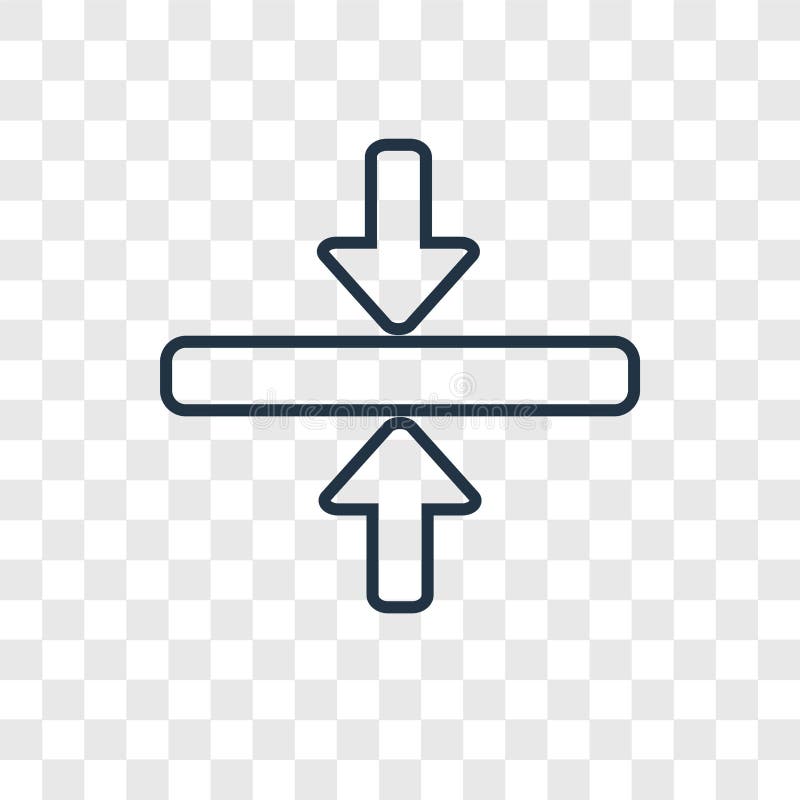 Horizontal Merge Icon in Trendy Design Style. Horizontal Merge Icon ...