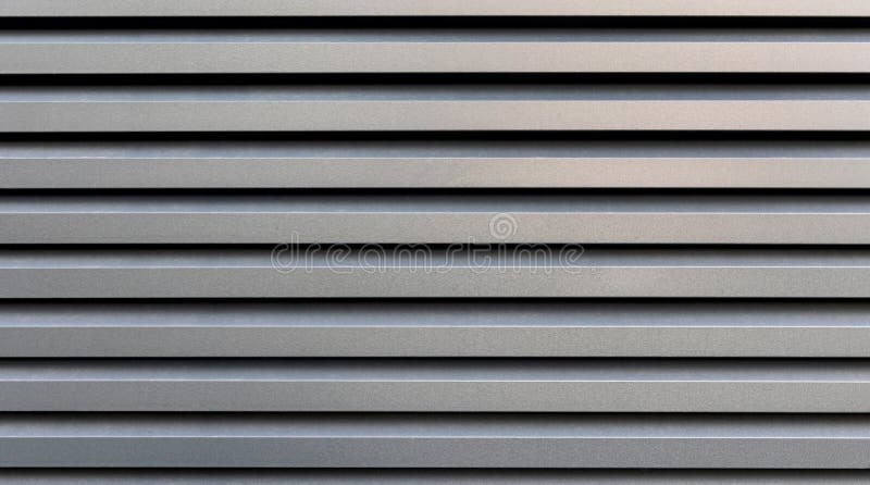 Horizontal Metal Panel Texture Background. Close-up View of a ...