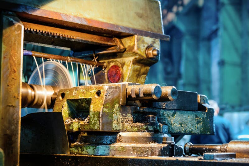 Horizontal Milling Machine. Stock Photo - Image of circle, industry ...