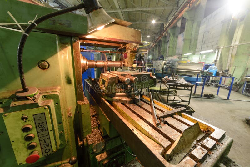 Horizontal Milling Machine. Stock Photo - Image of circle, industry ...