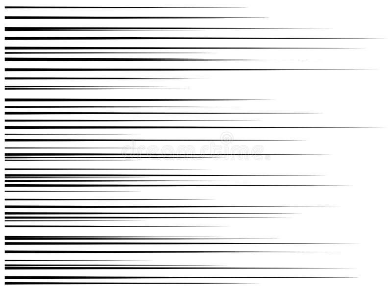 Horizontal Motion Speed Lines for Comic Book Stock Vector ...