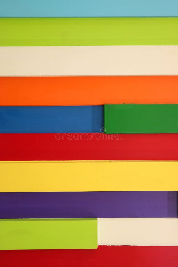 Horizontal Multi-colored Wooden Plank, for Background Stock Photo ...