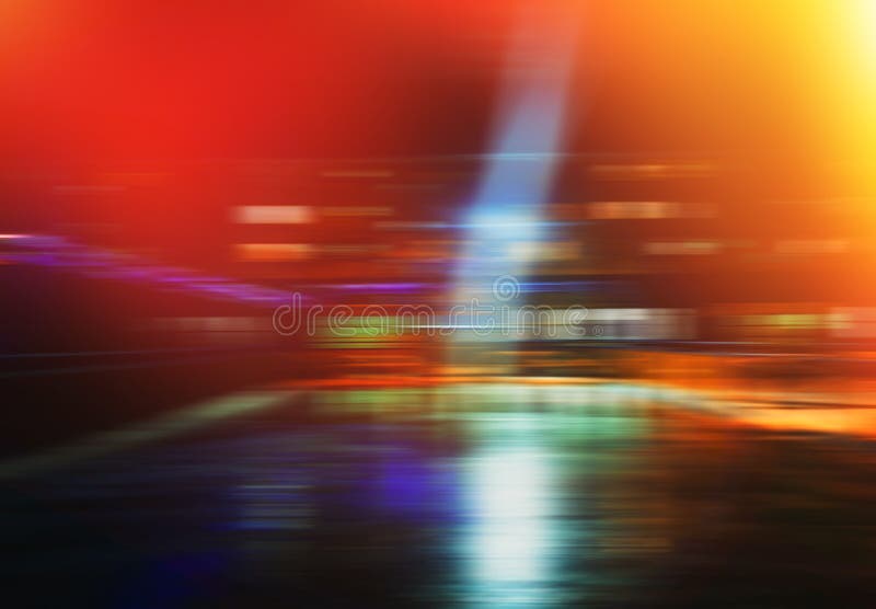 Night City Lights On Highway Bokeh Backdrop Stock Image - Image of ...