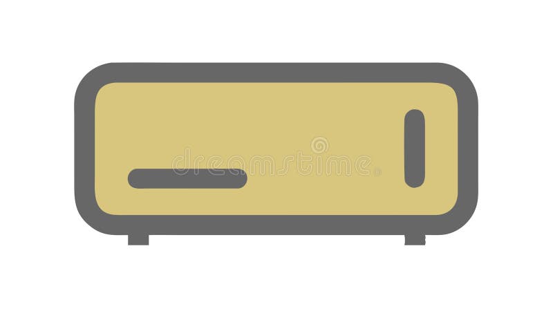 Horizontal Object Icon, Possibly a Ruler or Level Tool , Vector Design ...