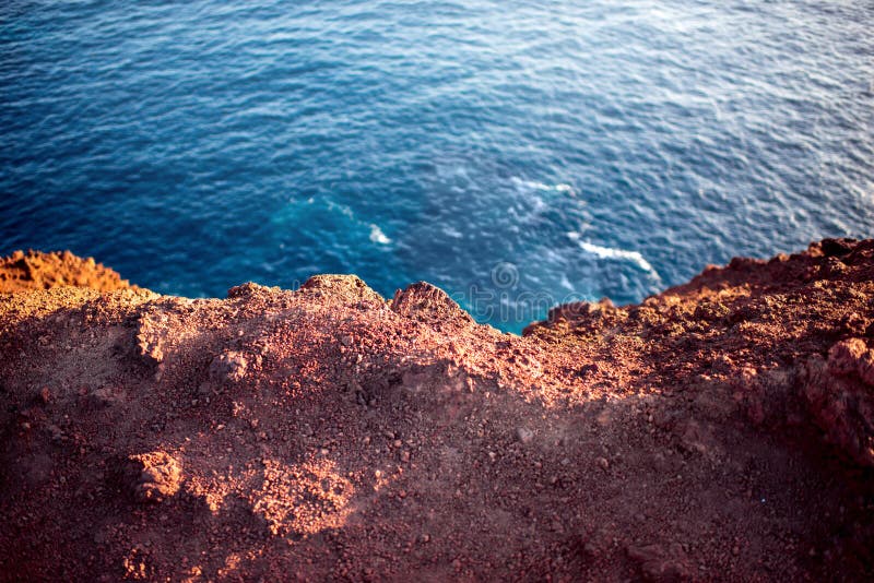 Coastline Of Atlantic Ocean - Horizontal Stock Image - Image of line ...