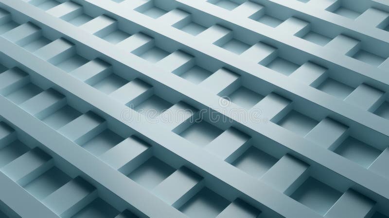 Horizontal Overlapping Rectangular 3d Pattern Creating Depth Minimalist ...