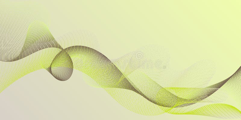 Smooth Filament Curves Motion Creative Background. Stock Vector ...