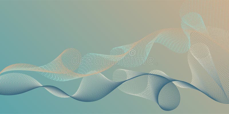 Overlapping Curves Card Backdrop Simple Design. Stock Vector ...