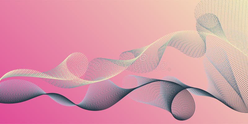 Overlapping Curves Card Backdrop Simple Design. Stock Vector ...