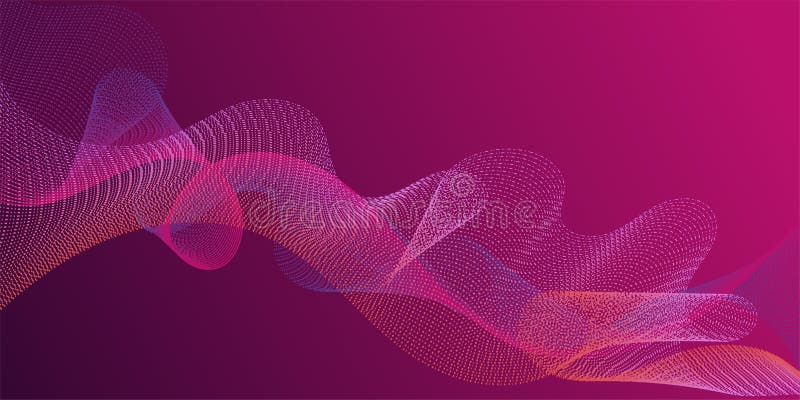 Overlapping Curves Card Backdrop Simple Design. Stock Vector ...