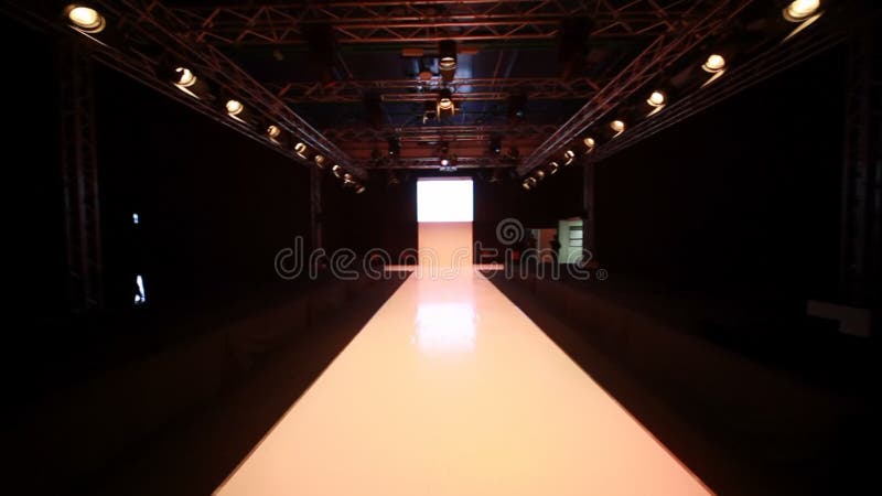 Horizontal Panning of Empty Fashion Model Stock Footage - Video of ...