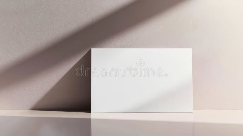 Horizontal Paper is Laying on the Table Stock Image - Image of painting ...
