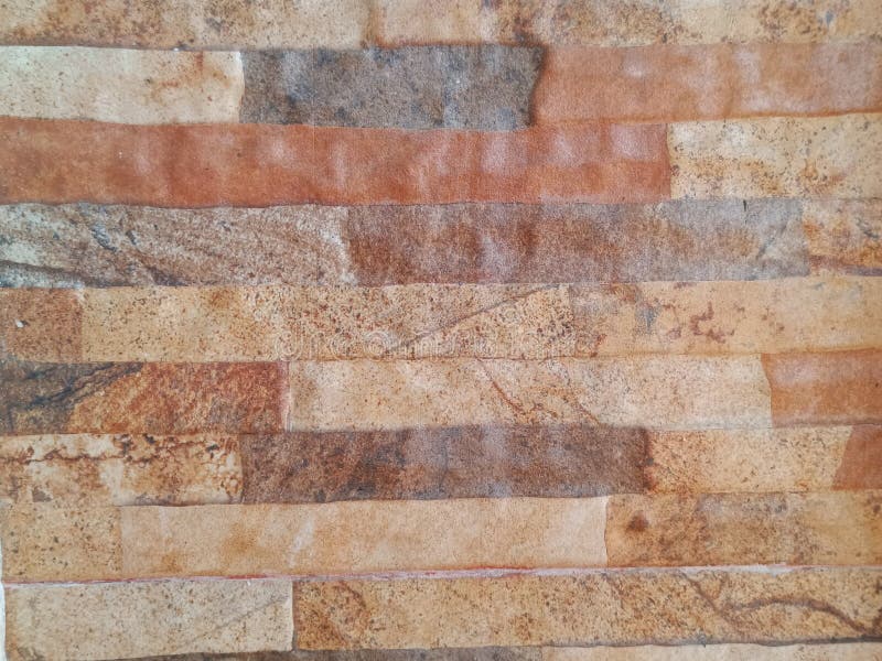 Horizontal Stone Brick Pattern with Earthy Colors Stock Photo - Image ...