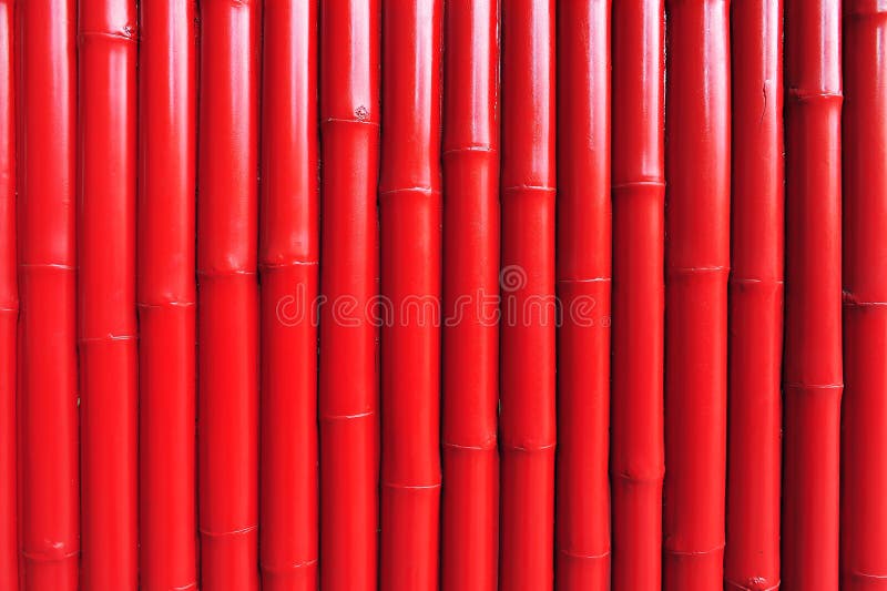 Horizontal Pattern of Red Bamboo Stock Photo - Image of color, bamboo ...