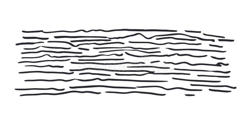 Horizontal Pattern, Texture, Line Hand Drawn. Hatch Drawing Pen Ink and ...